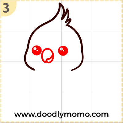 Let’s Draw a Cute Cockatiel – doodlymomo