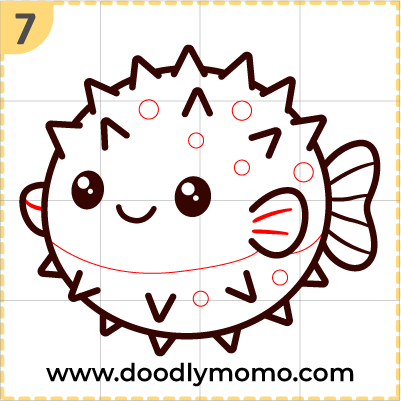 How to Draw a Cute Pufferfish: Easy Step by Step Tutorial for Kids ...